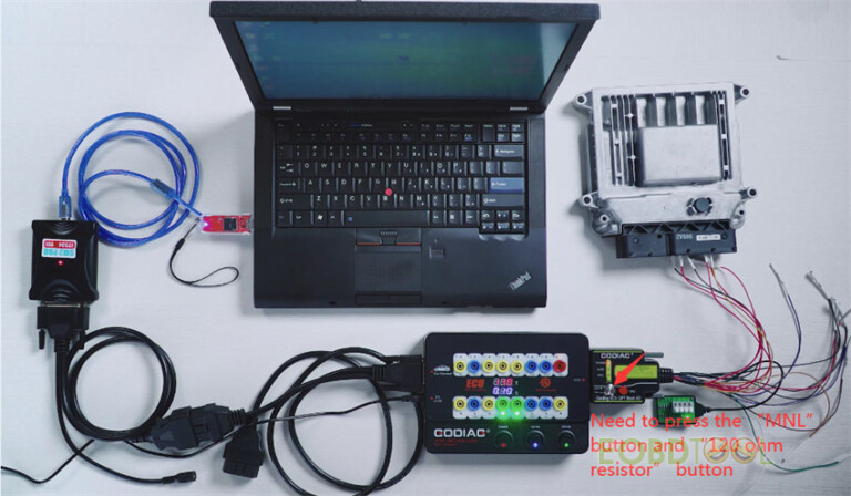 How to Read/Write ECU with GODIAG ECU GPT Boot AD and J2534 Device?